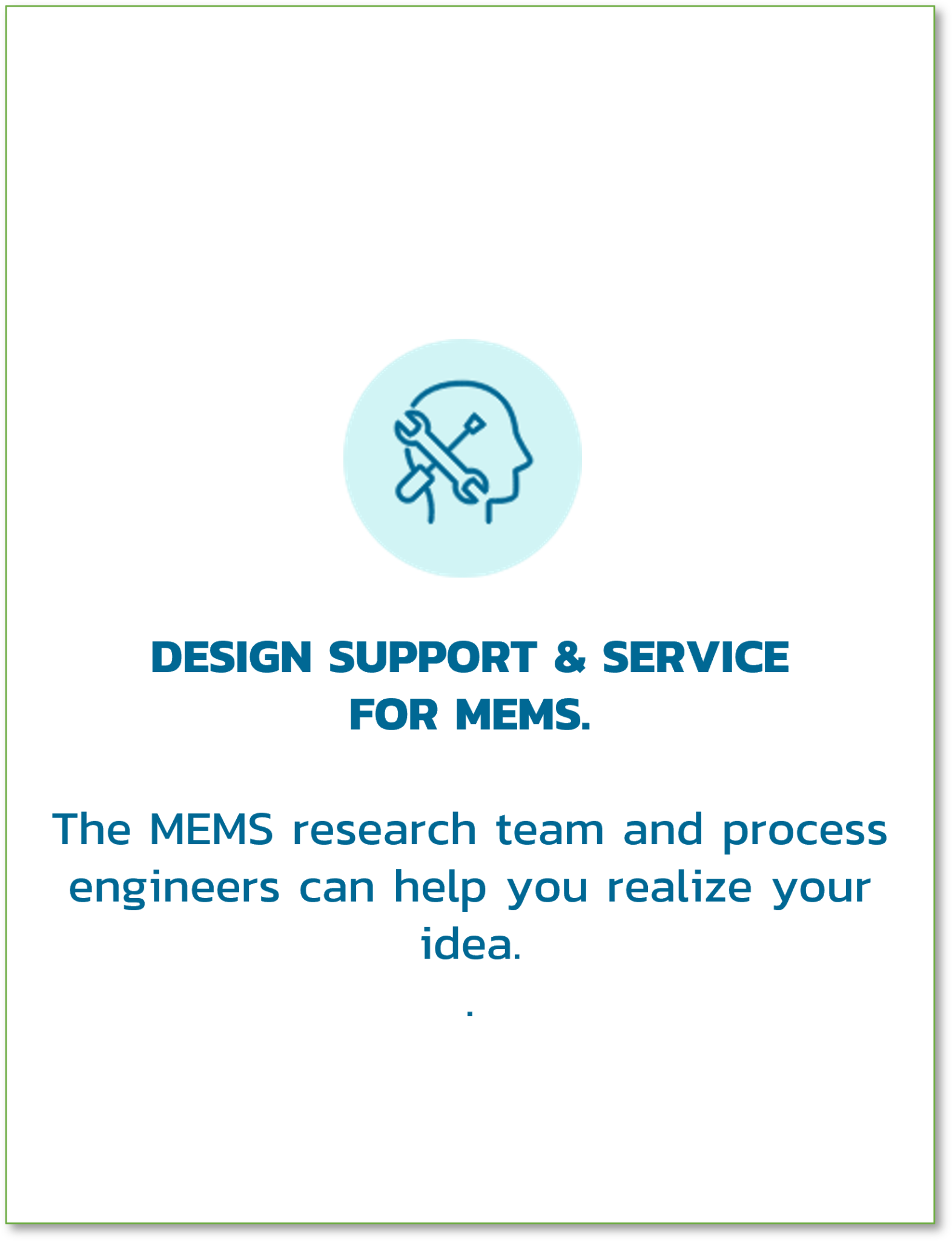 DESIGN SUPPORT – TMEC
